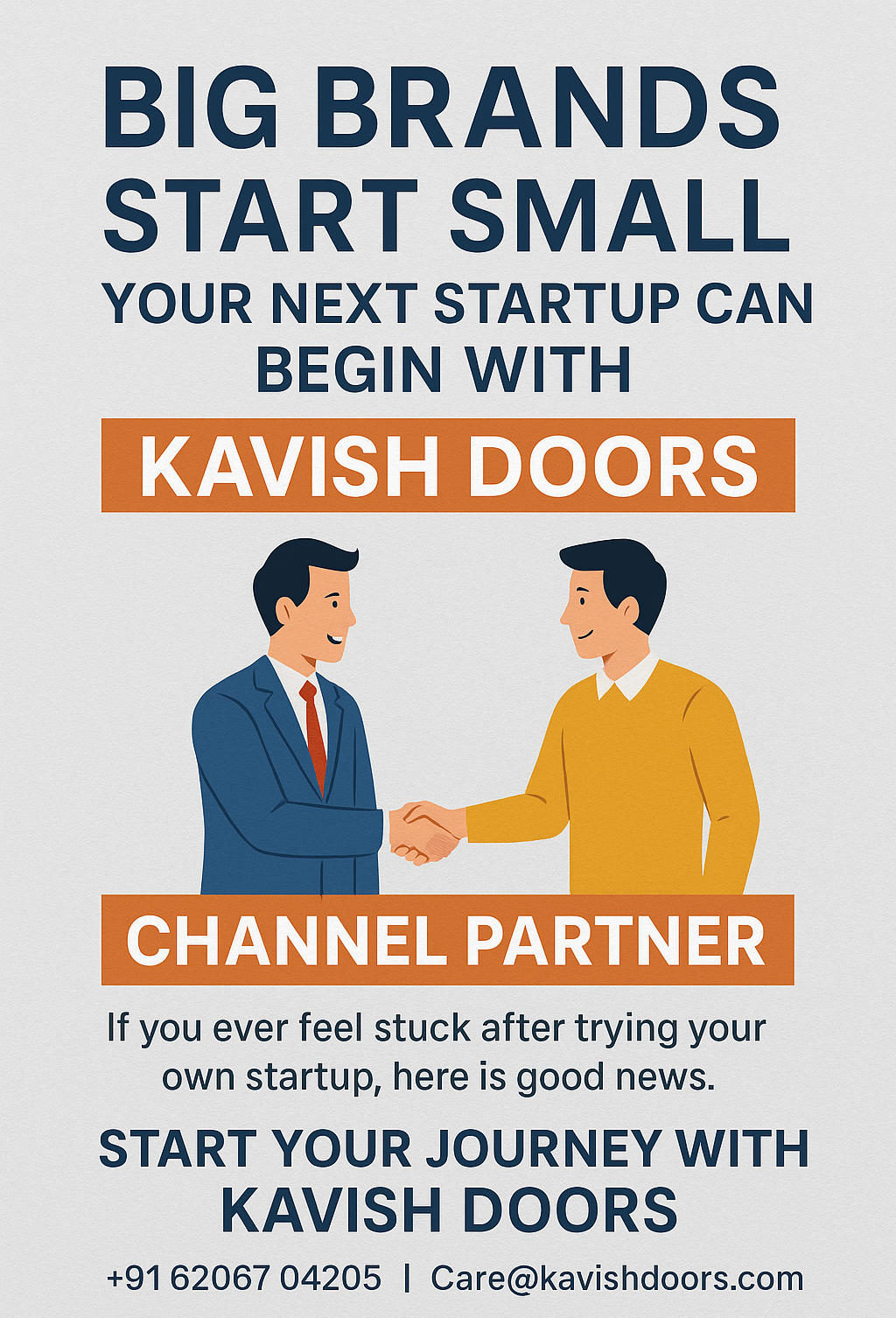 Big Brands Start Small – Your Next Startup Can Begin with Kavish Doors ...